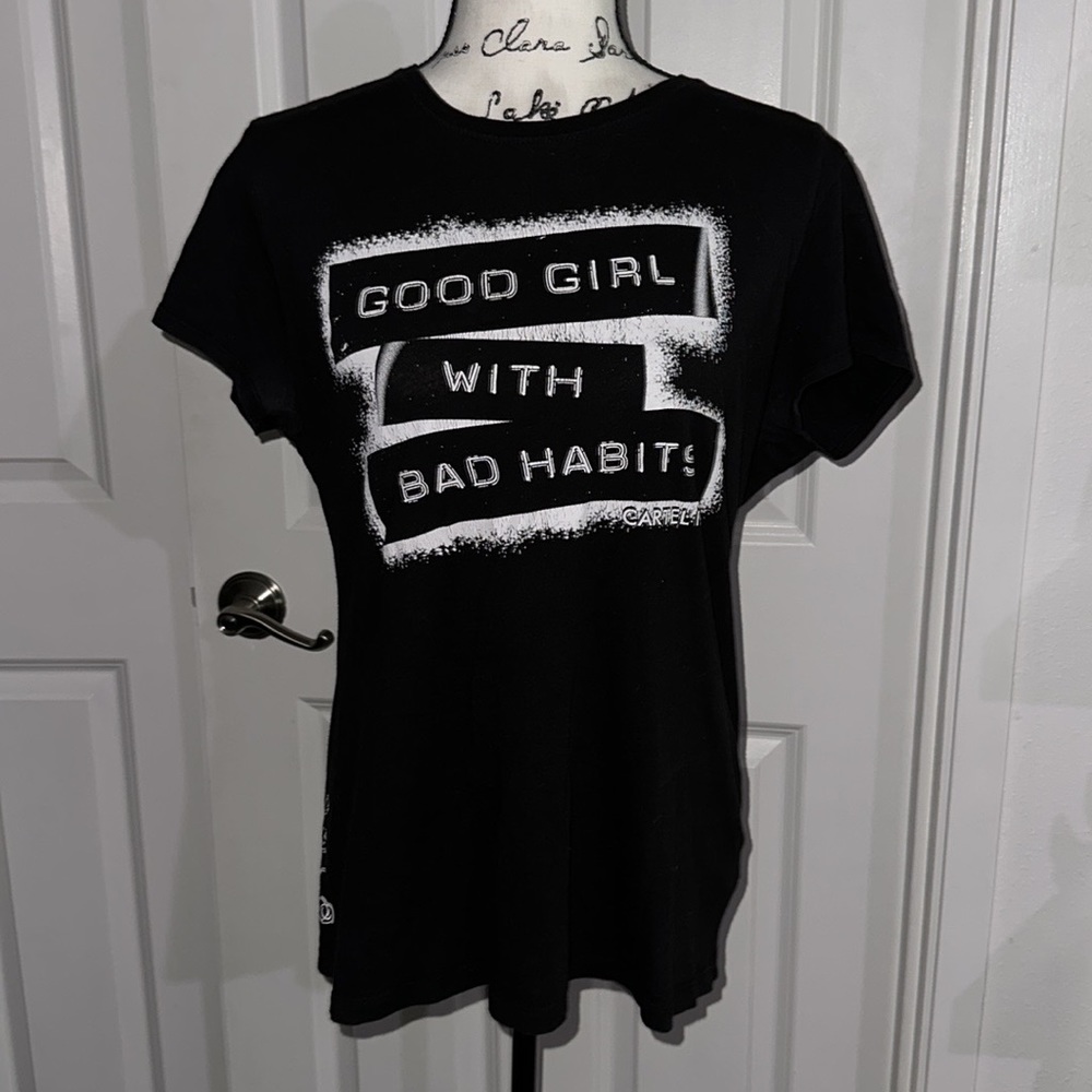 Cartel Ink "Good Girl W/ Bad Habits" Tee - Gem
